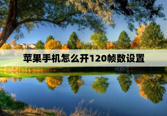 苹果手机怎么设置高帧率截图