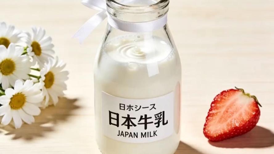 日本的牛奶广告图标