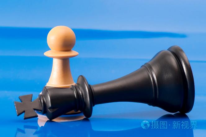 收集蓝色棋子图标