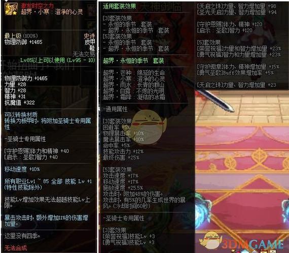 dnf战法95装备选择缩略图