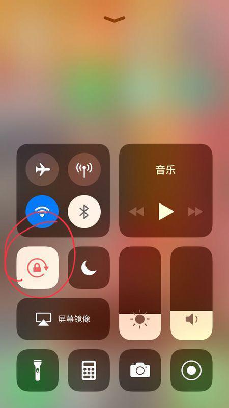 苹果手机屏幕翻转不过来截图