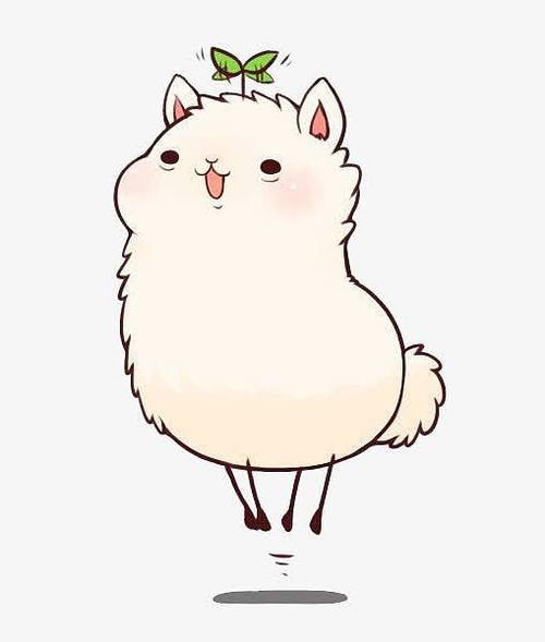 羊驼萌图卡通头像图标