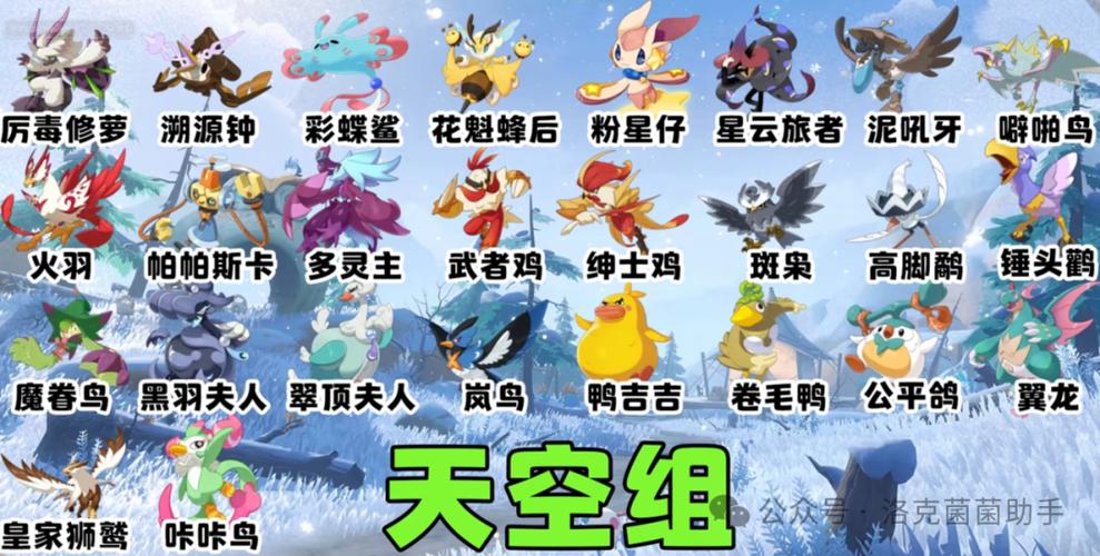 洛克王国配蛋大全截图