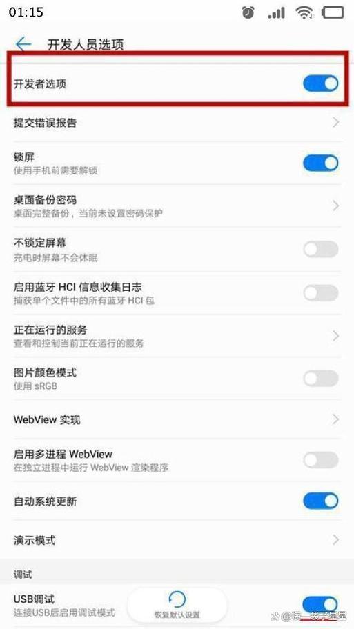 华为手机开启usb调试在哪里图标