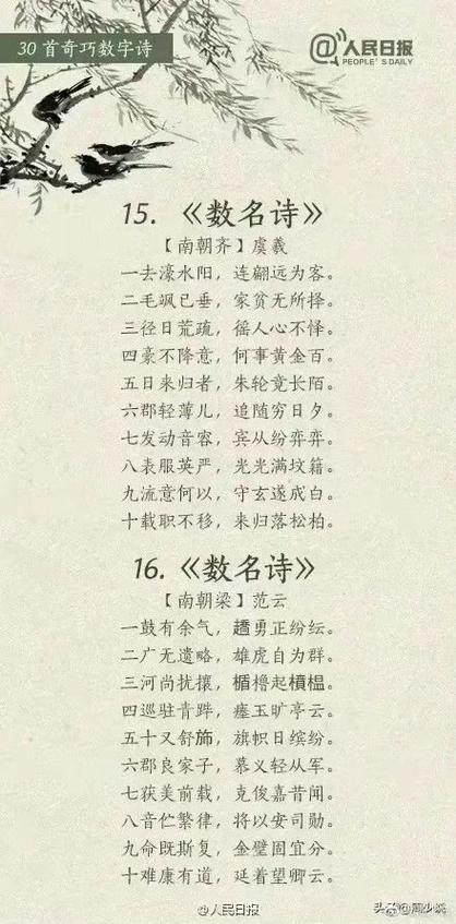 带数字的诗句大全100首图标