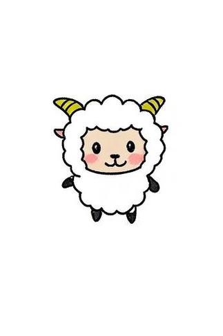 qq画图红包羊简笔画图标