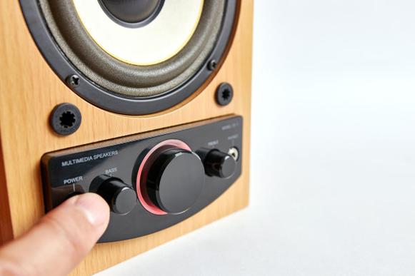 打开扬声器图标