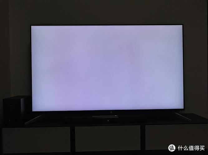液晶电视一边正常一边白截图