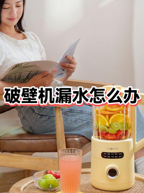破壁机下面漏水怎么修图标