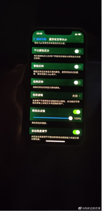 手机屏幕发绿图标