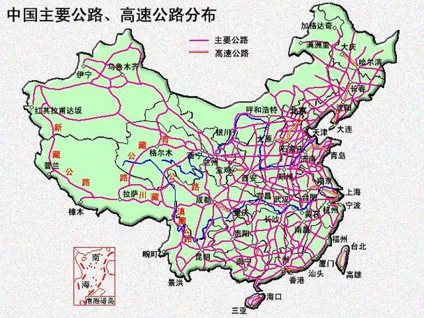 高速公路地图图标