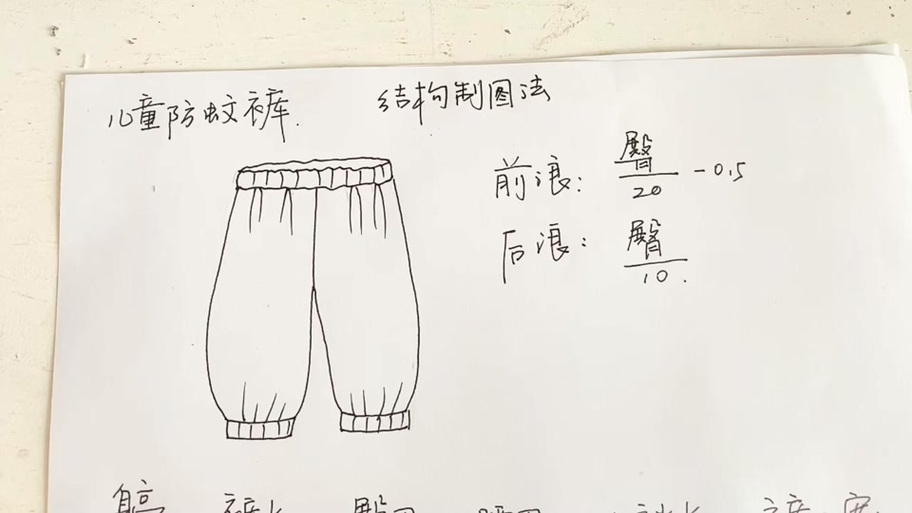 做裤子怎么剪裁截图
