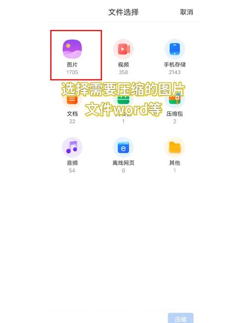 压缩包照片怎么导入手机相册图标