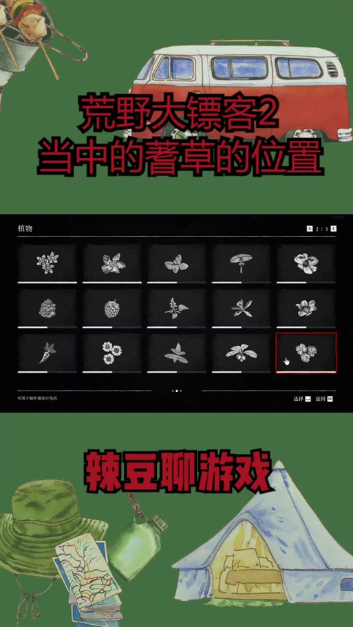 荒野大镖客2草药任务图标