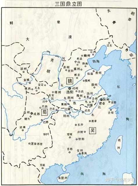 三国初期 势力地图
