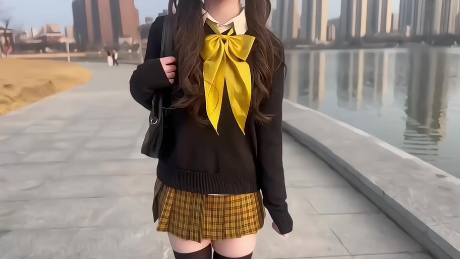jk变装视频素材怎么做截图