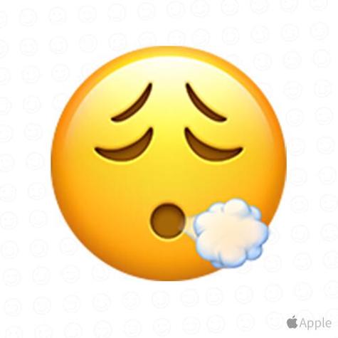 无奈叹气表情包图标