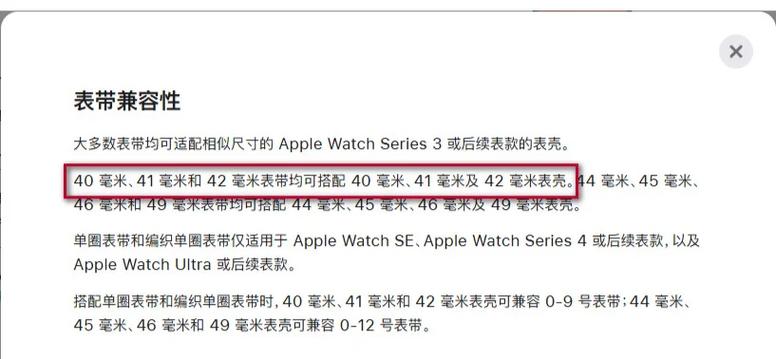 表带尺码对照表图标