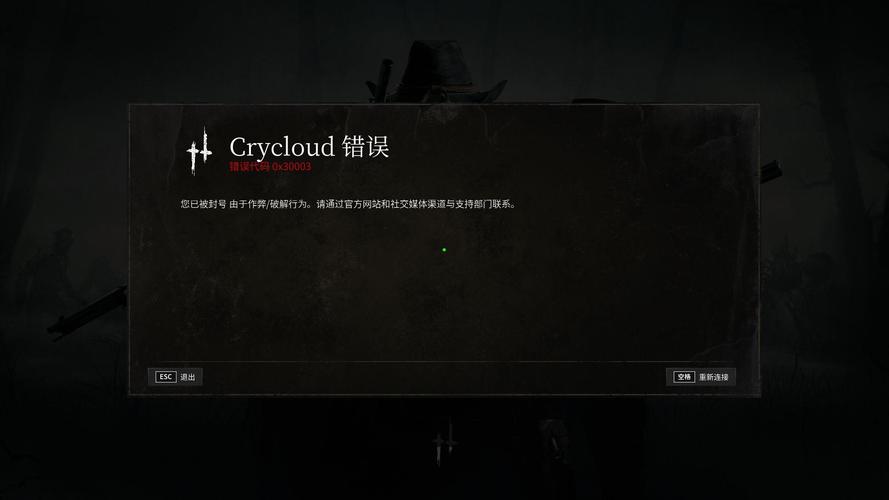猎杀对决错误代码0x30005截图