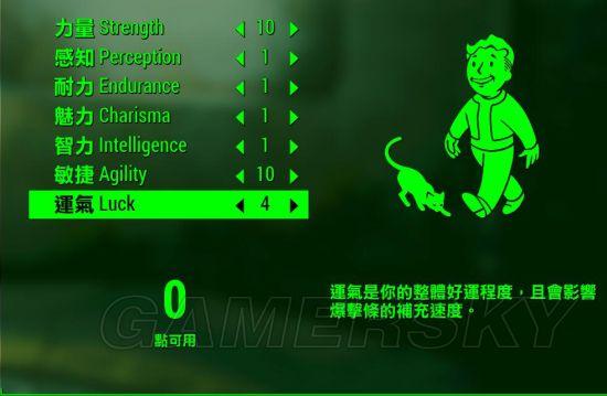 辐射4的加点方法图标