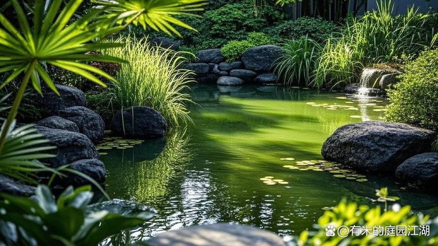 庭院池塘水生植物游戏截图