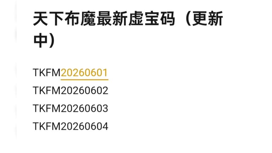 天下布魔兑换码怎么用图标
