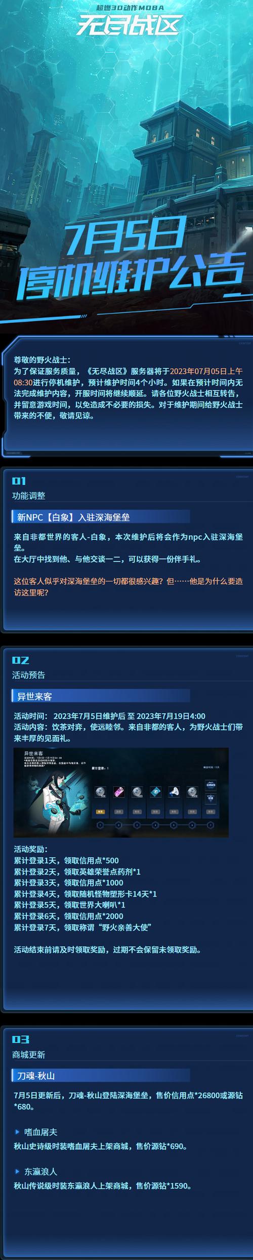 无尽战区觉醒为什么停服图标