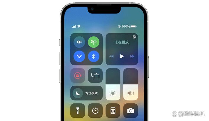 苹果手机关掉旋转屏截图