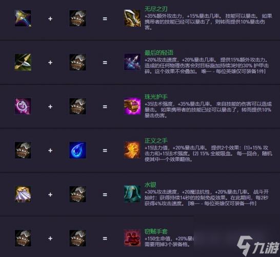 金铲铲合成表缩略图