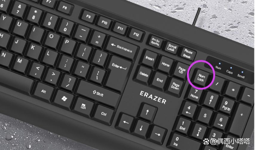 电脑键盘锁住了按哪个键打开图标
