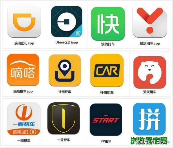 除了滴滴快车还有什么快车软件图标