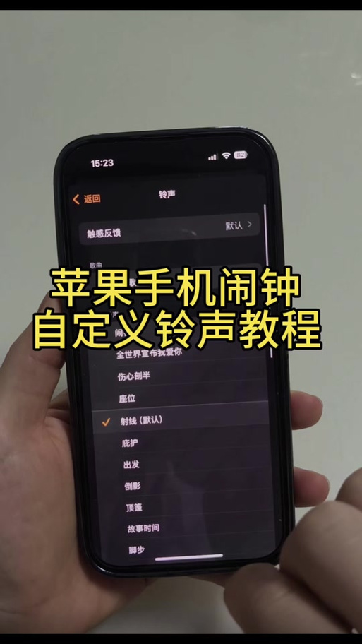 ios闹钟声音设置图标