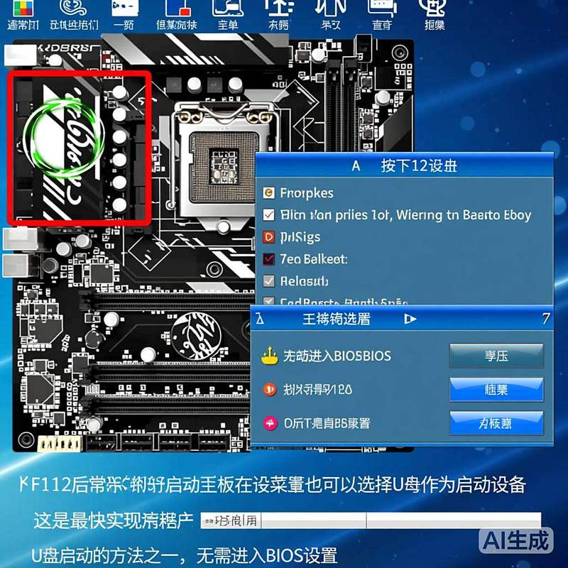 铭瑄主板如何开启u盘启动图标