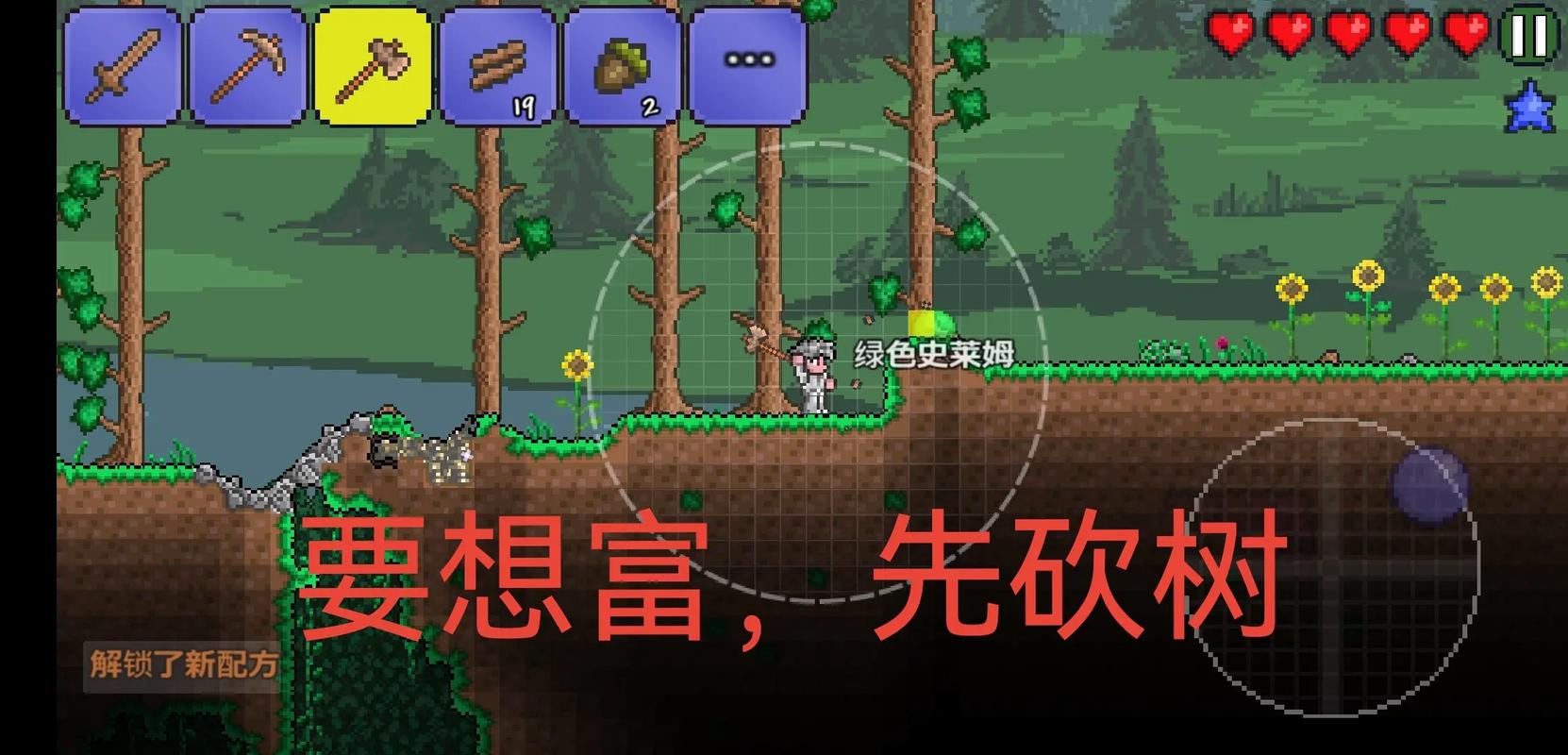 泰拉瑞亚怎么调整视野大小图标