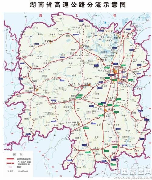 湖南省各县交通地图图标