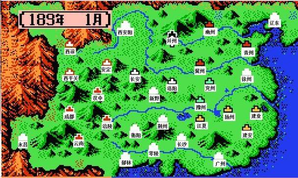 霸王大陆城池名称地图图标