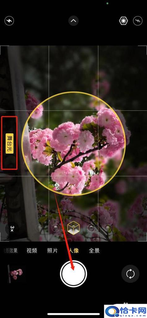 苹果人像舞台光拍出来和普通一样截图