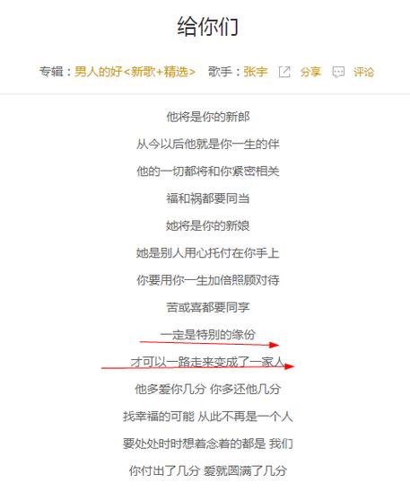 看的歌词截图