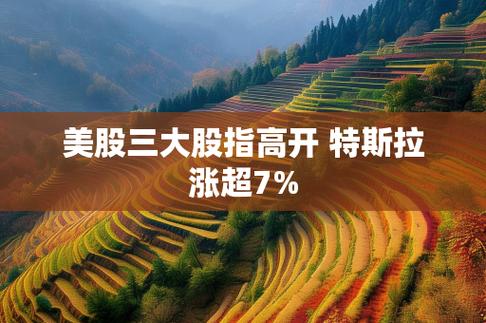 美股三大股指高开图标