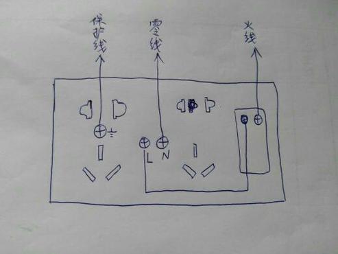 十孔插座怎么接线图标