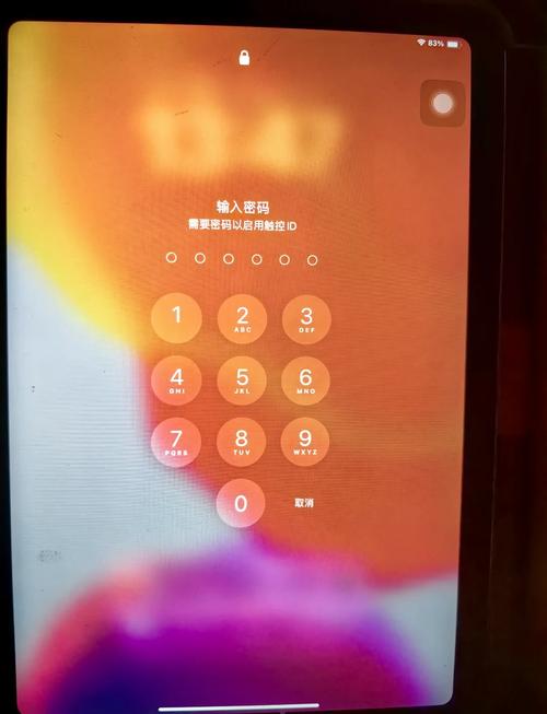 平板多次输错密码停用图标