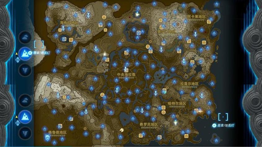 旷野之息全部神庙图标
