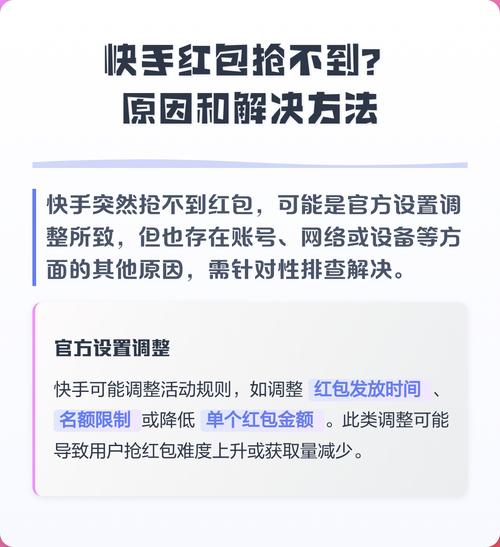 快手红包为什么抢不到有什么办法图标