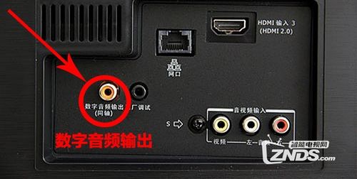 海信数字音频输出怎么接音响图标