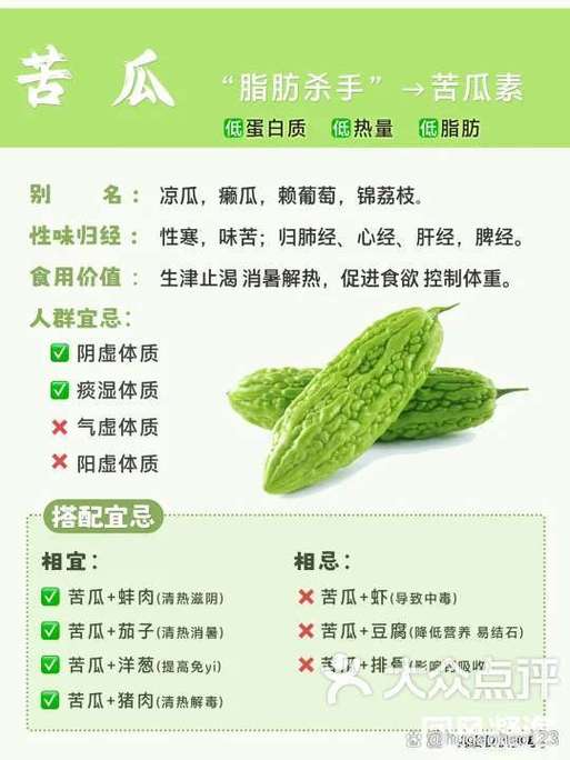 苦瓜和什么水果相克截图
