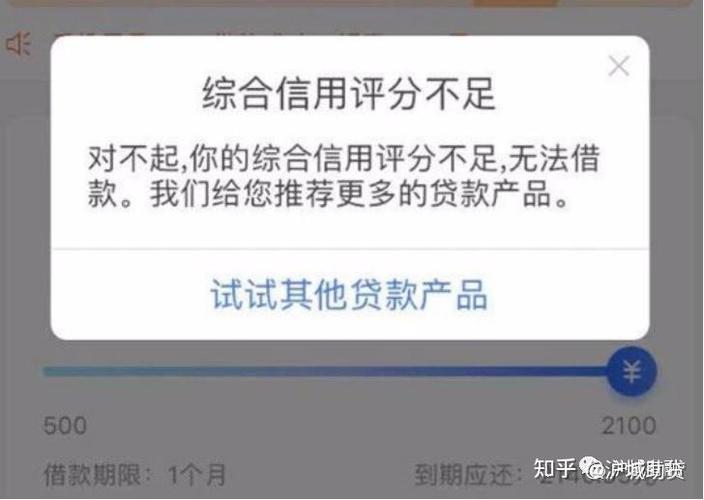 网贷综合评分不足技巧图标