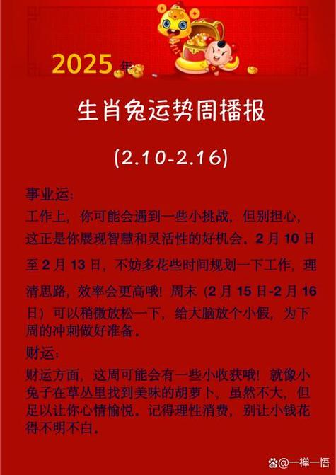 2026年生肖兔全年运势图标
