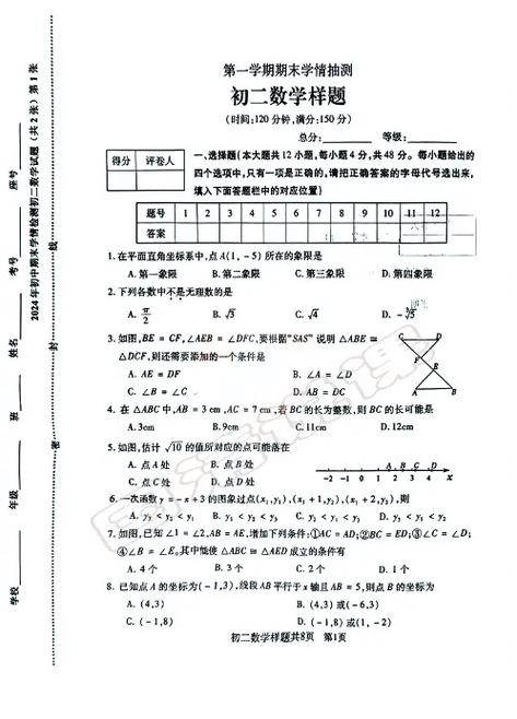 期末考试必考题型图标