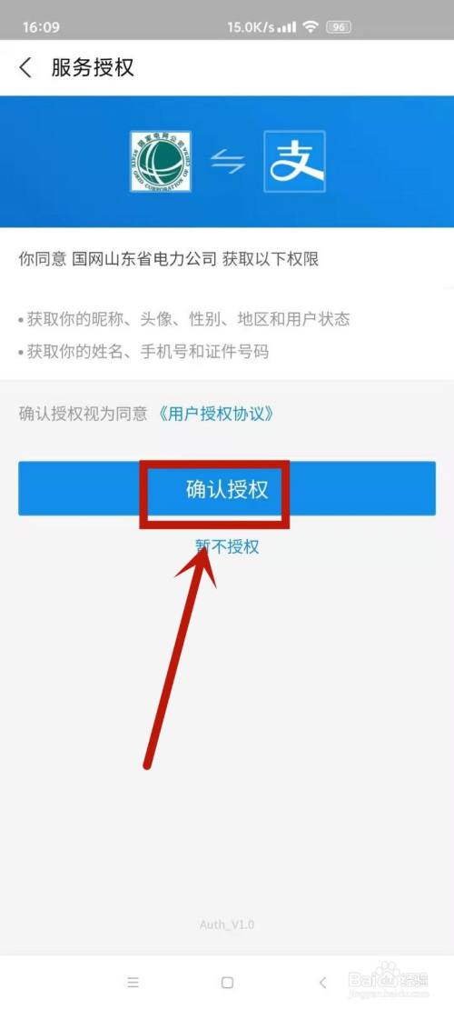 支付宝授权登录图标
