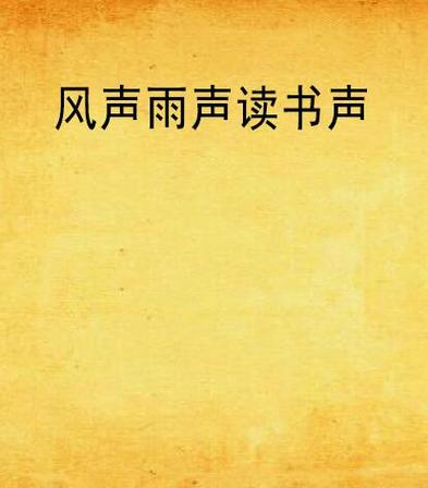 小说风声雨声全文阅读图标
